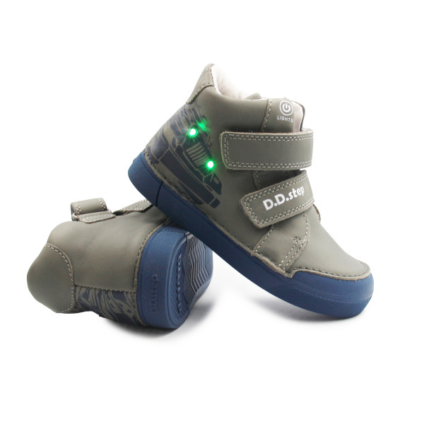 Buty DD STEP | Buty do nauki chodzenia | Świecące z lampkami LED